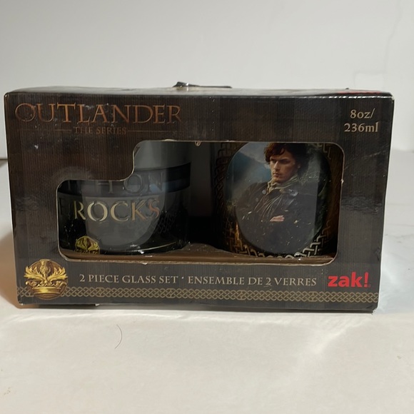 Dining | Outlander Collectibles Jamie Fraser 8oz Glasses New Gift Set ...